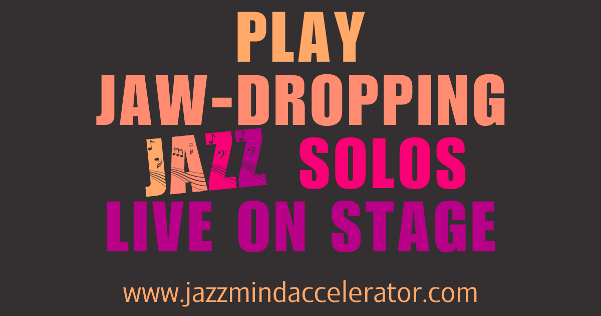 Play Jaw-Dropping Jazz Solos Live On Stage